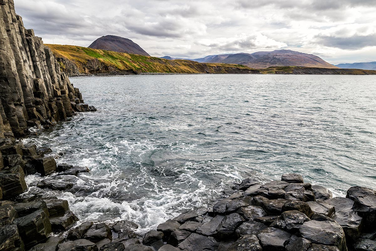 Hofsós basalt columns - Iceland The Beautiful