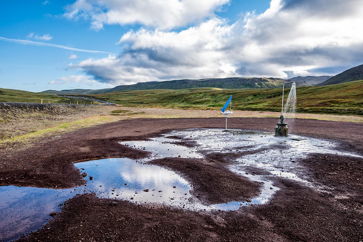 Krafla geothermal shower - Iceland The Beautiful