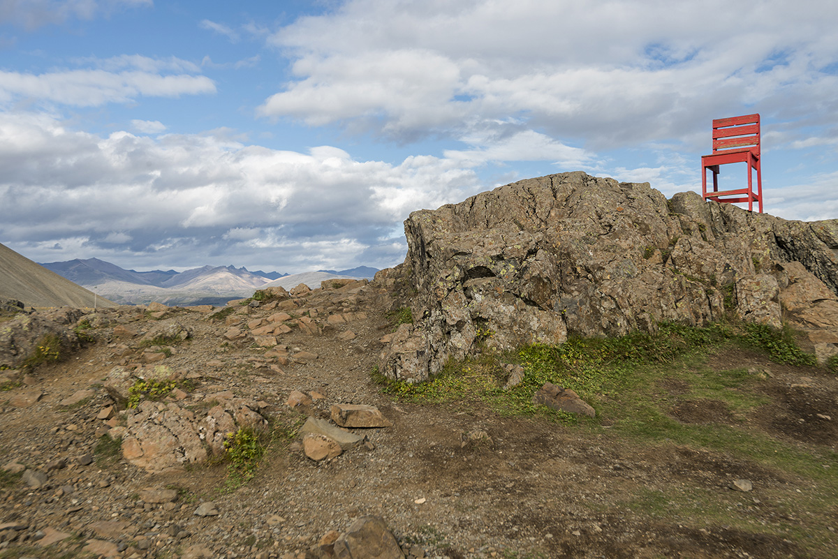 Red chair south iceland - Iceland The Beautiful