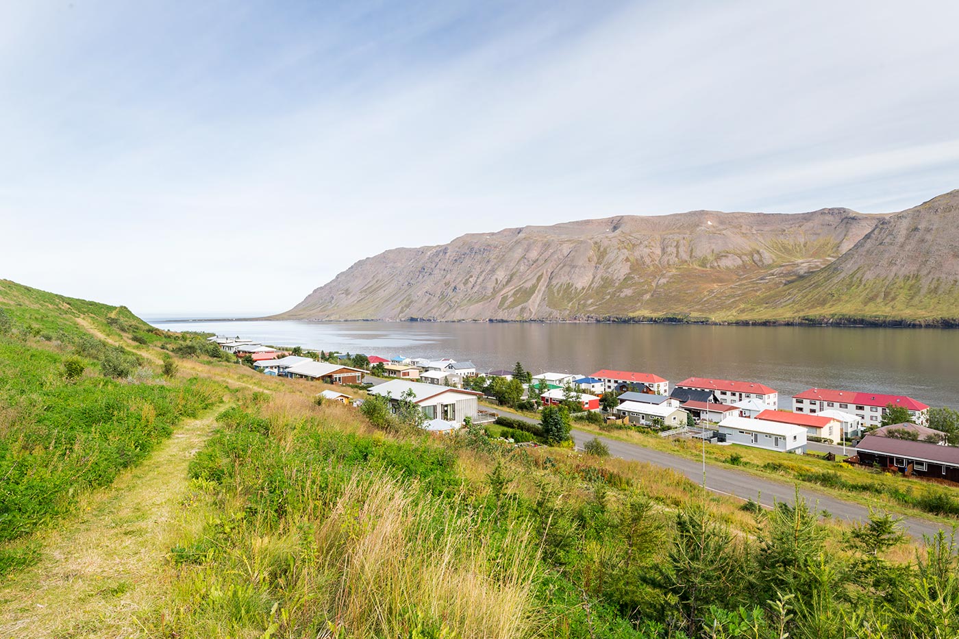Siglufjörður Hólavegur útsýni - Iceland The Beautiful